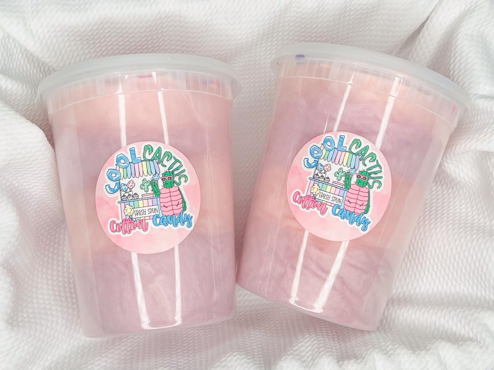 Fresh Gourmet Cotton Candy Tubs – Cool Cactus Candies